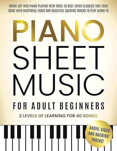 Free: Piano Sheet Music for Adult Beginners | eReader Nation