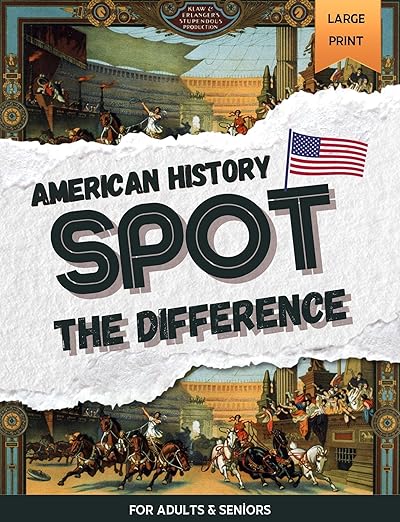 American History Spot the Difference for Adults & Seniors | eReader Nation